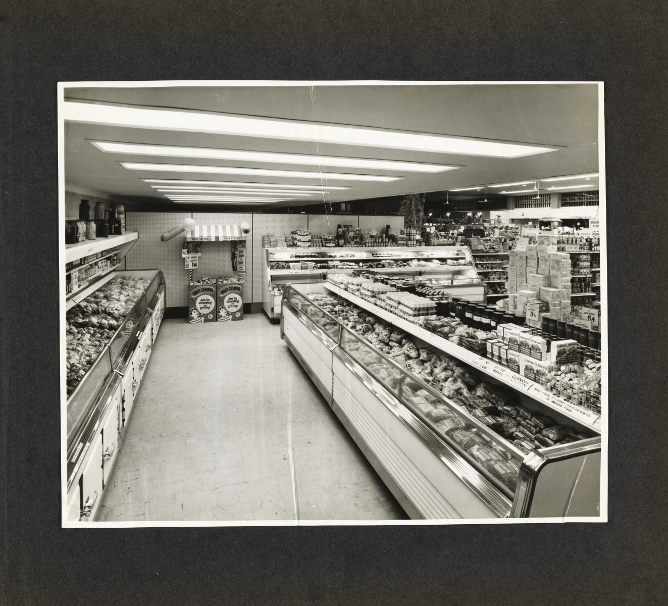 The Grocery Department in the basement of Boans Department Store, Perth ...