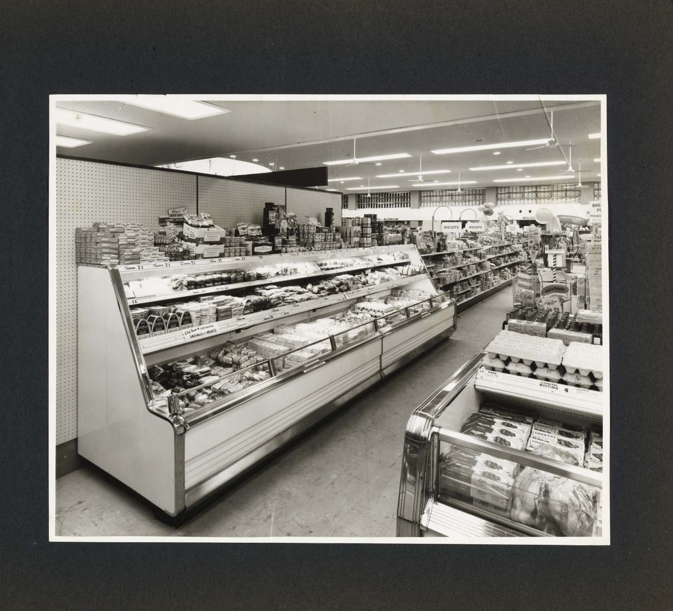 The Grocery Department in the basement of Boans Department Store, Perth ...