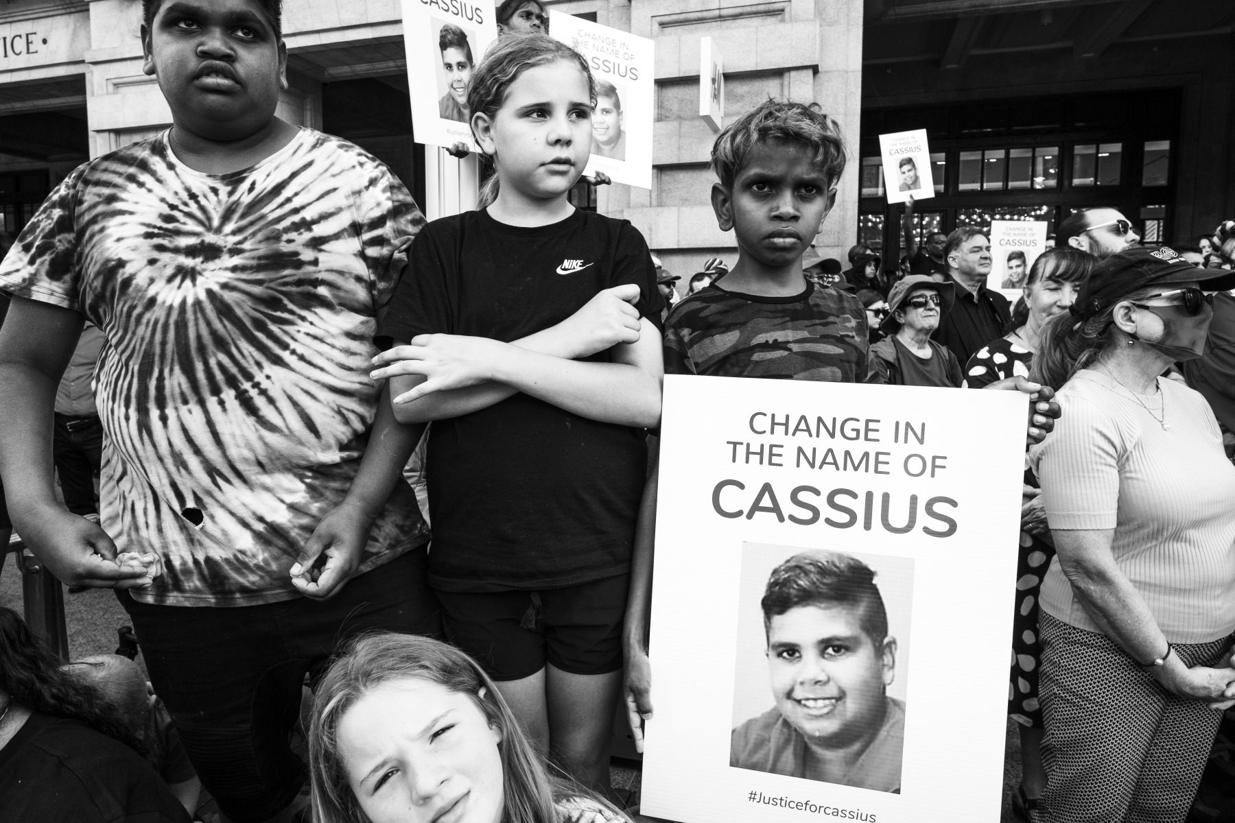 Justice for Cassius March, 2 November 2022. - JPG 550.3 KB