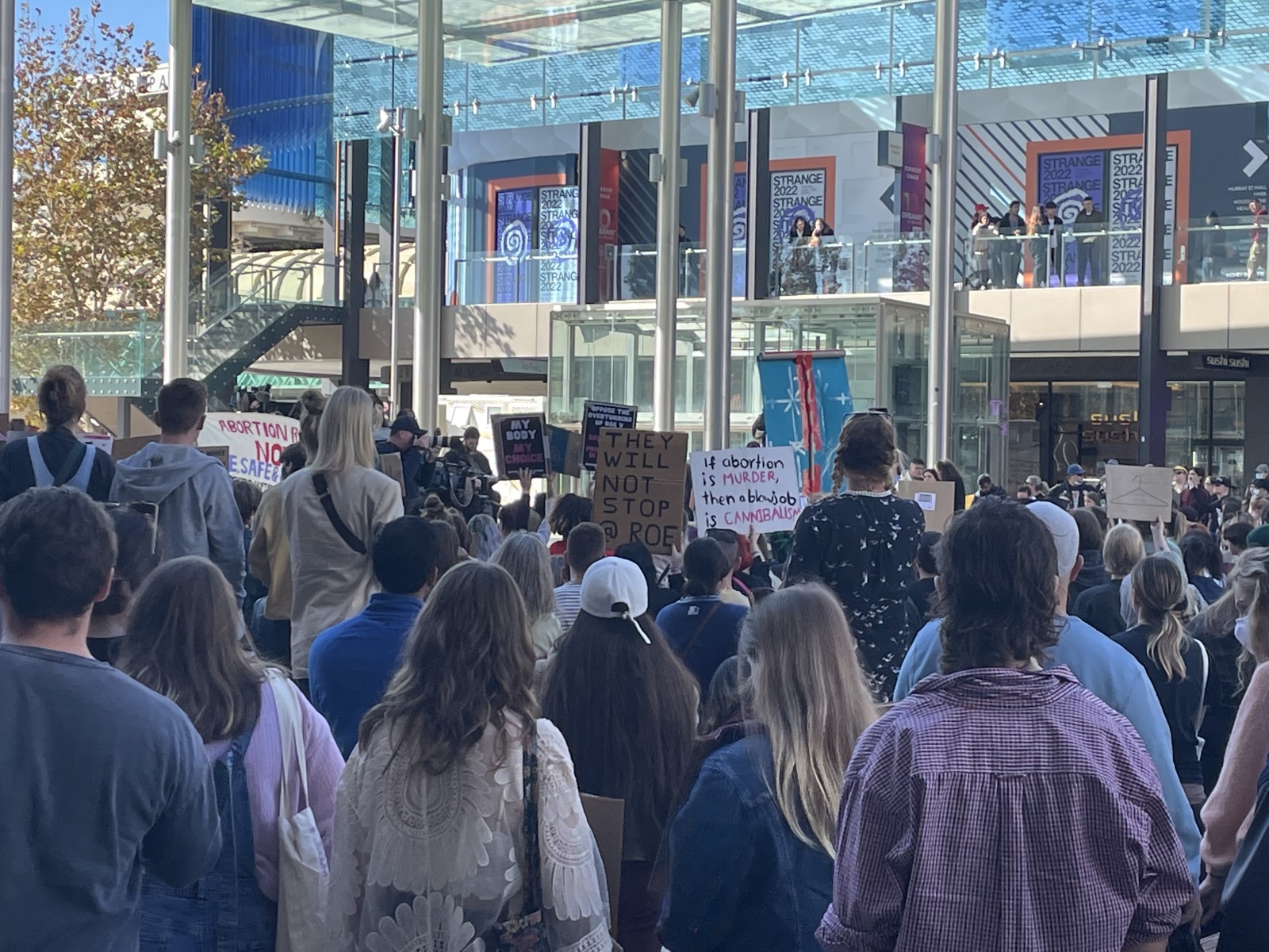 Pro-choice abortion protest rally, Forrest Place, 2 July 2022. - JPG ...