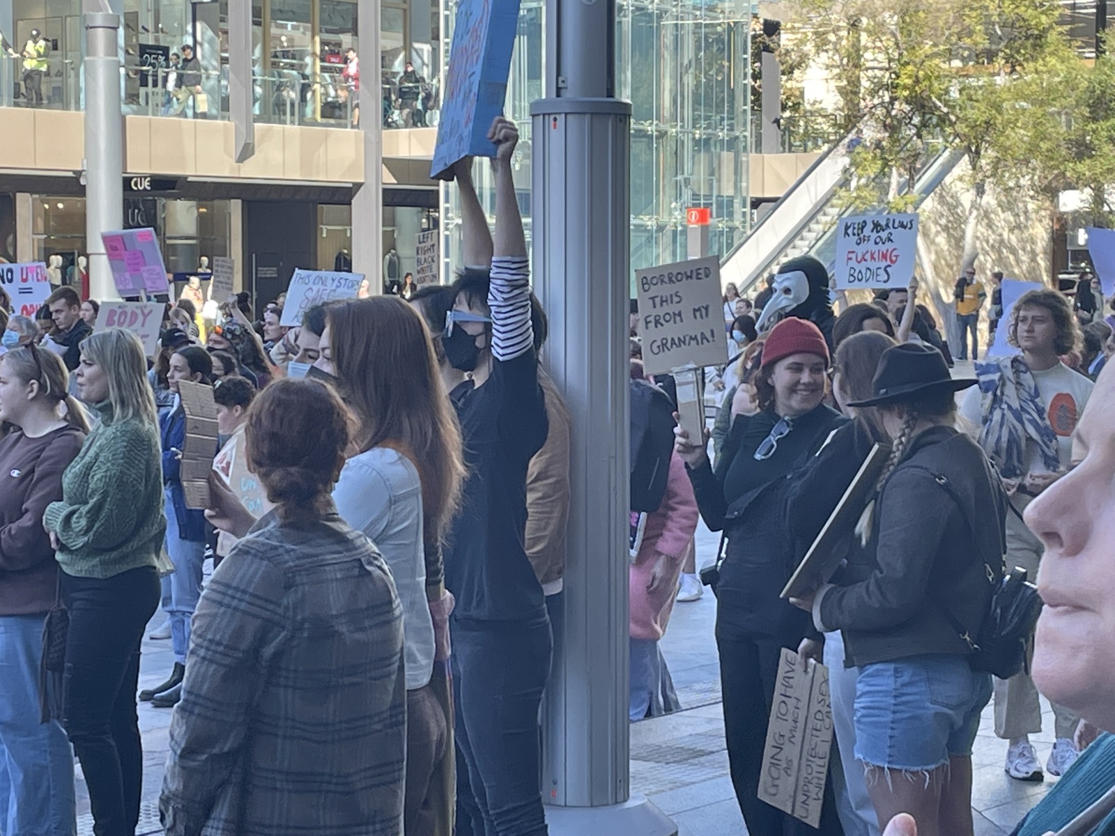 Pro-choice abortion protest rally, Forrest Place, 2 July 2022. - JPG ...