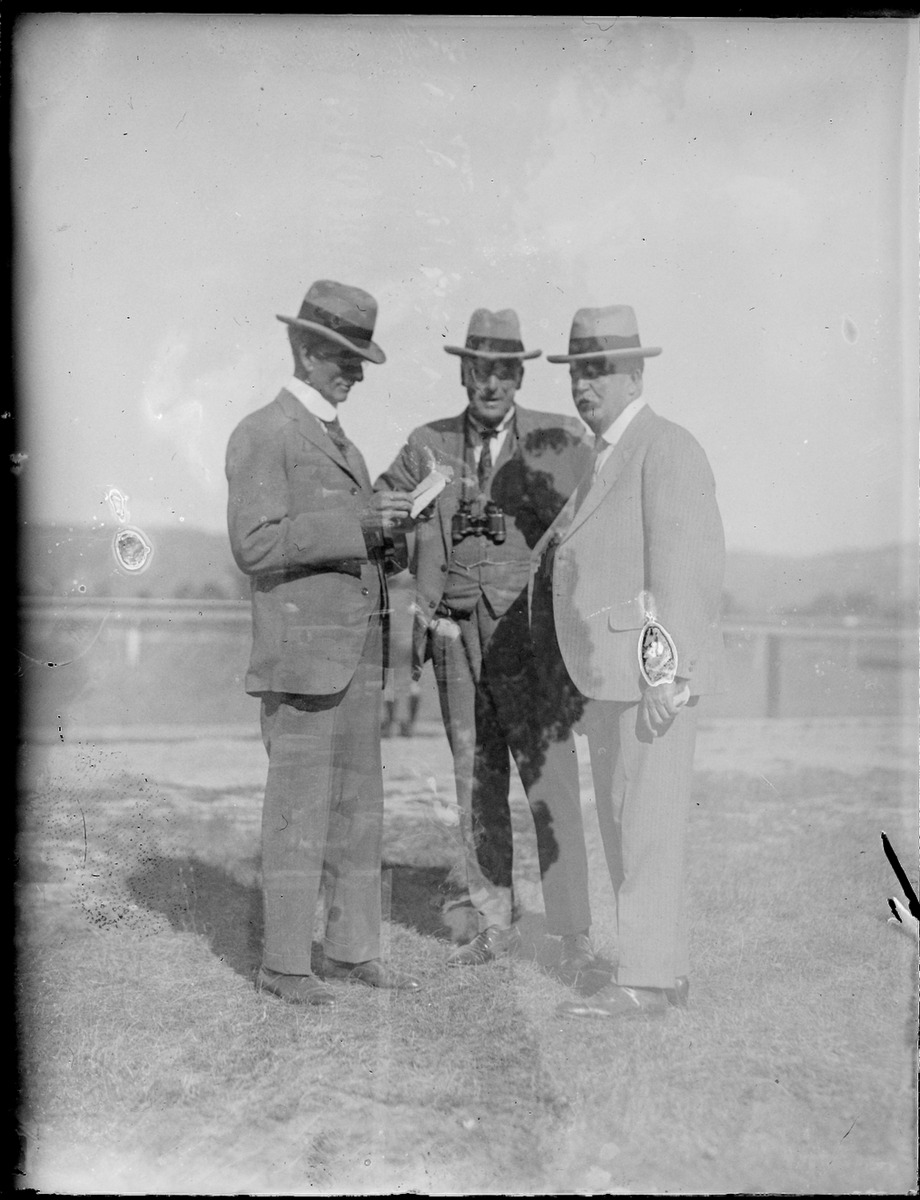 People at the races photographed for the Truth newspaper in Perth ...