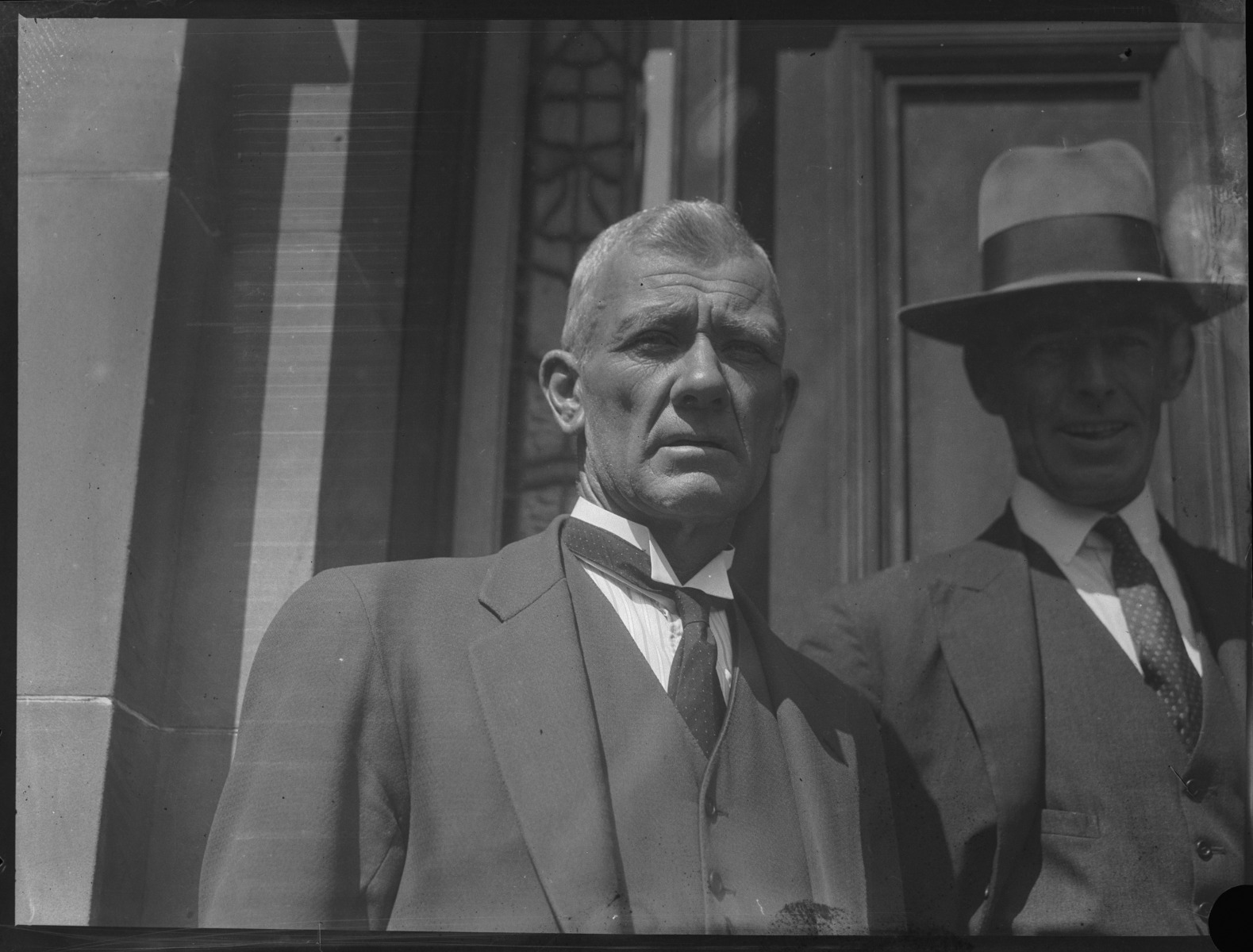 Unidentified men photographed for the Perth edition of the Truth ...